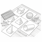 Free 3D Shapes Coloring Pages for Kids - Creative Nest Kids