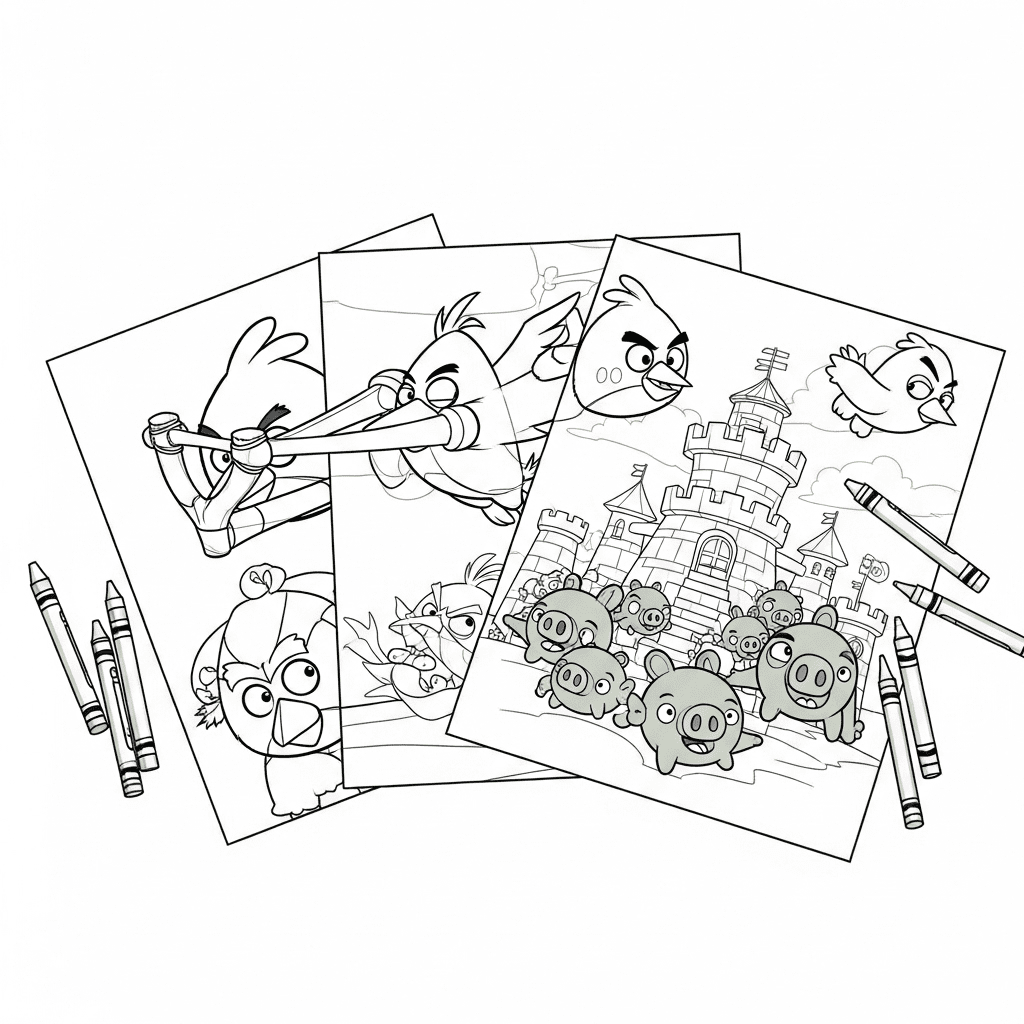 Angry Birds Drawing Coloring Pages Is a Gamechanger for Kids - Creative ...