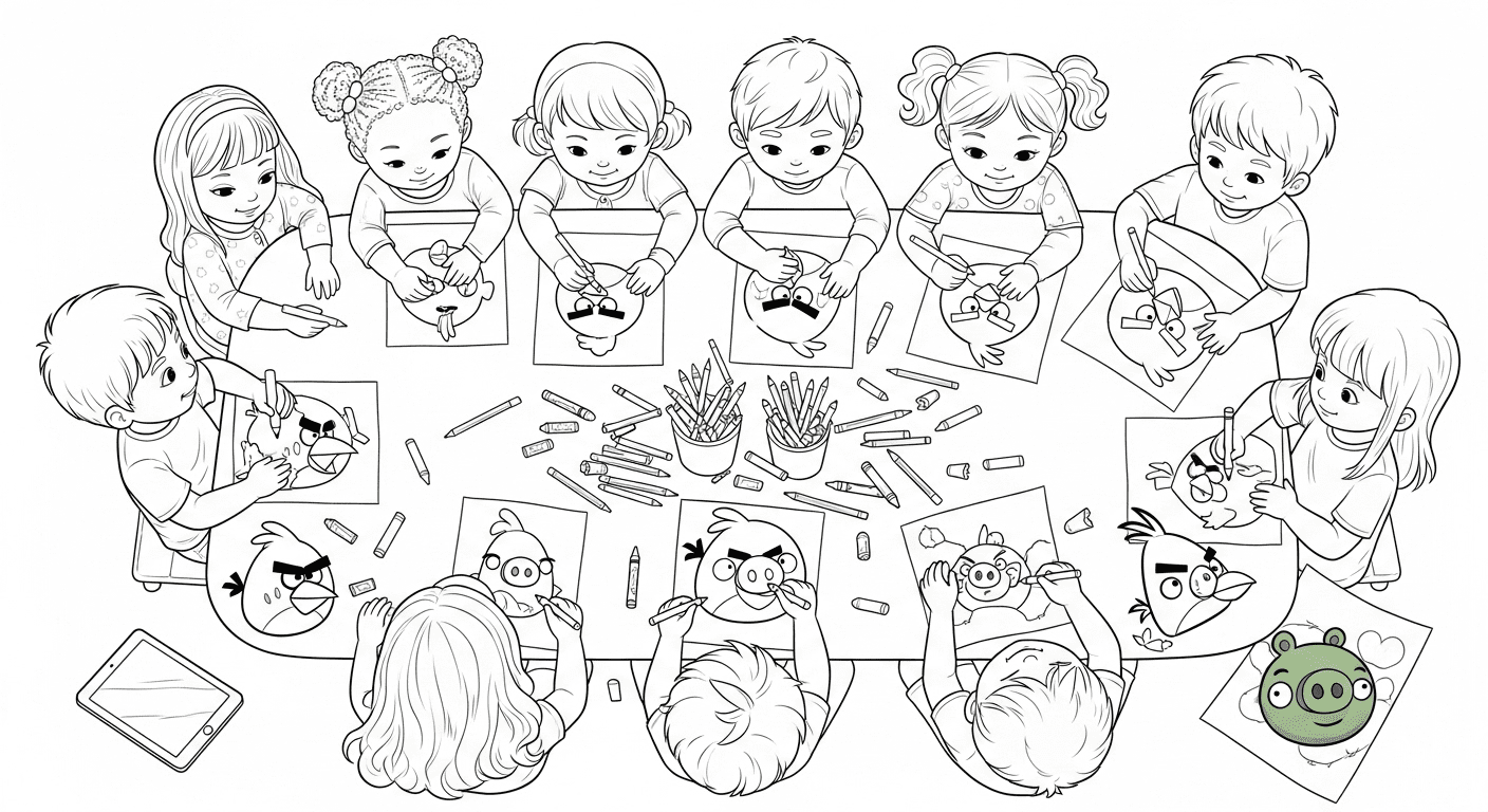 Angry Birds Drawing Coloring Pages Is a Gamechanger for Kids - Creative ...