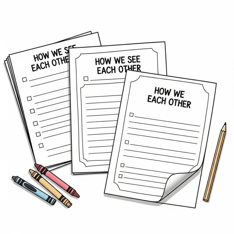 How We See Each Other: A Fun Printable for Kids - Creative Nest Kids