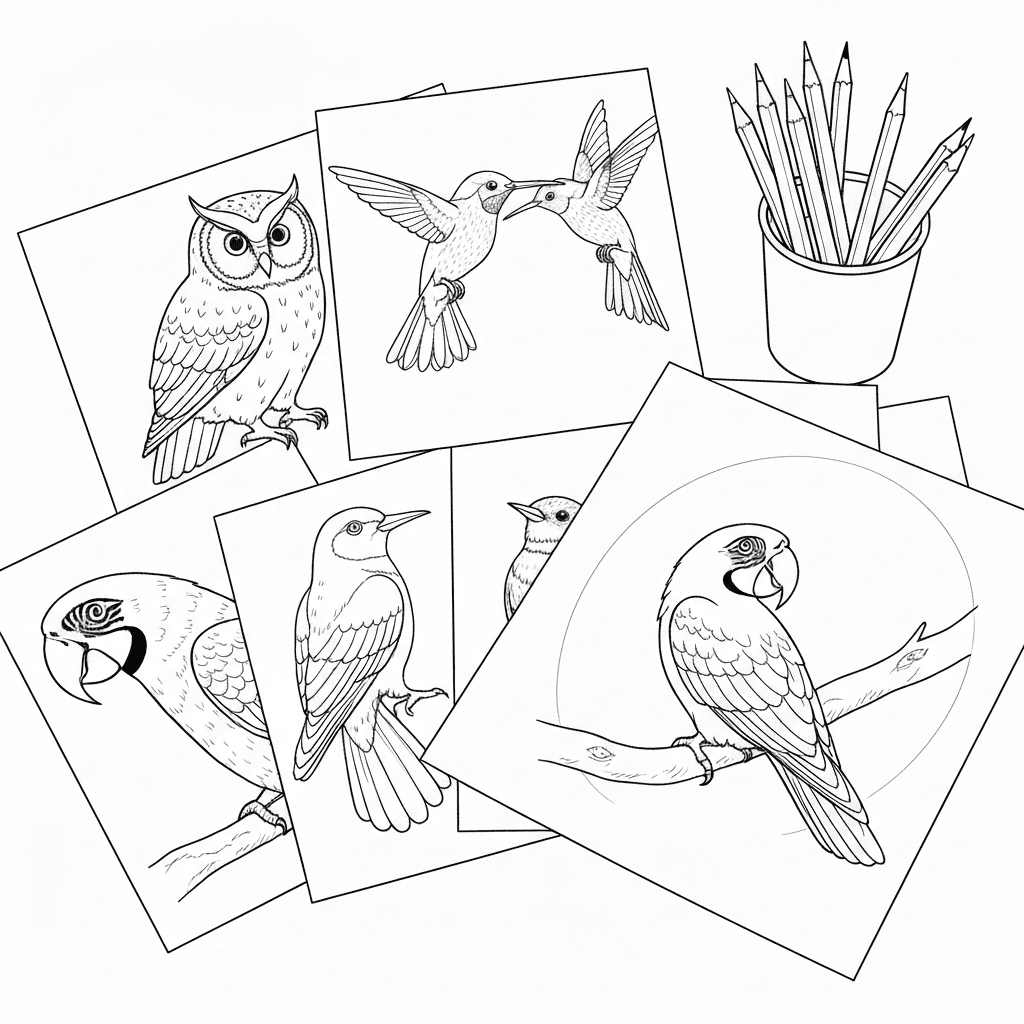 Chirp, Color, Create! Your Ultimate Guide to Bird Drawing & Coloring ...