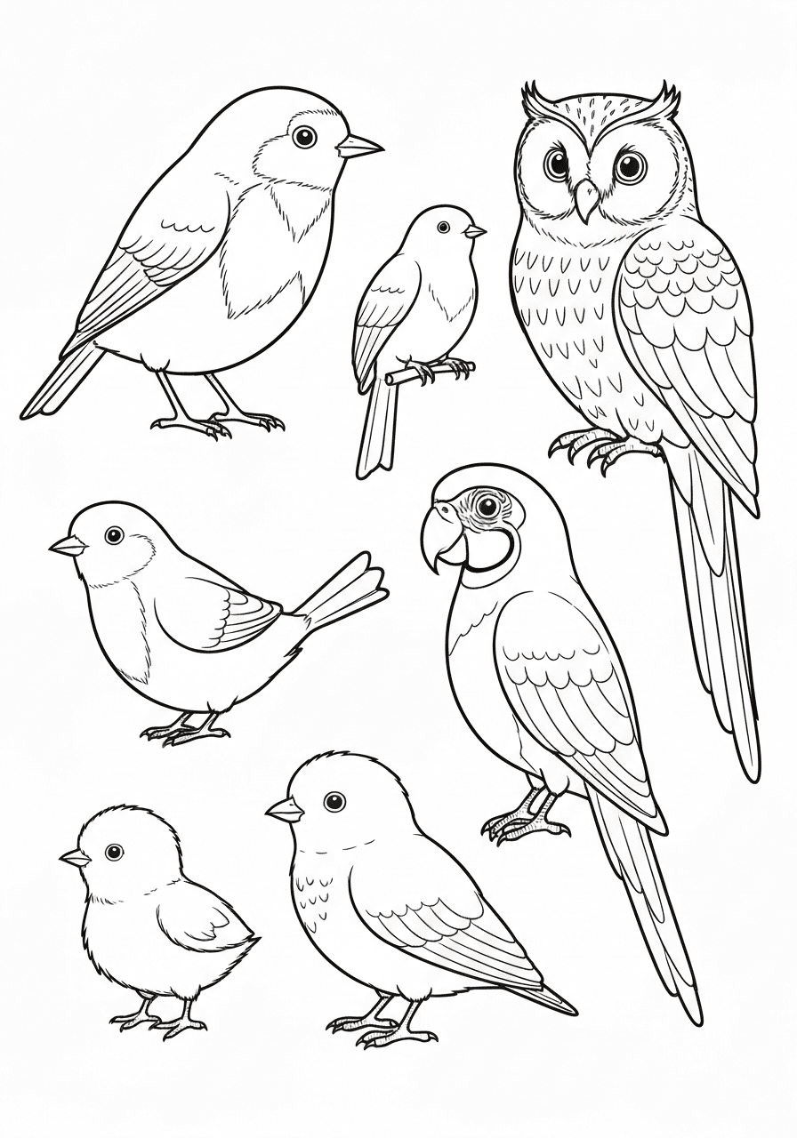 Chirp, Color, Create! Your Ultimate Guide to Bird Drawing & Coloring ...